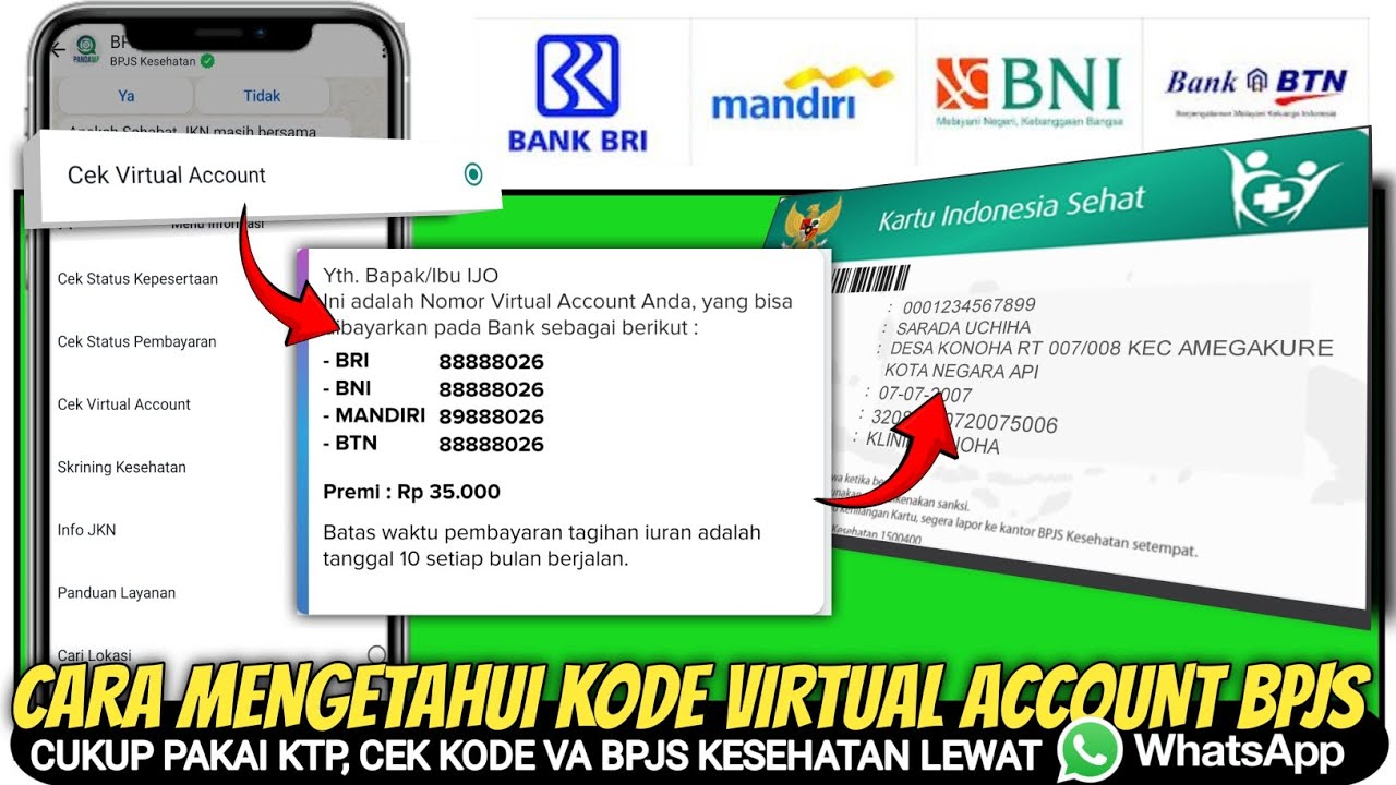 Menentukan / Mengecek Nomor Virtual Account Bpjs Kesehatan - YouTube