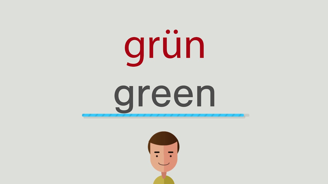 Wie heißt grün auf englisch - YouTube