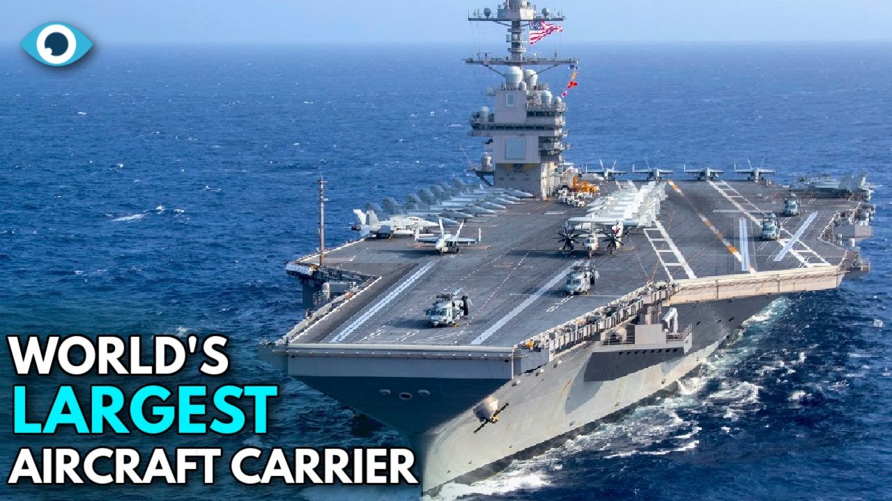 USA's BIGGEST Aircraft Carrier | Gerard R. Ford Aircraft Carrier - YouTube