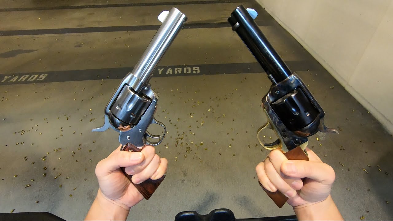 Dual Wielding Single-Action Revolvers (.357 Magnum) - YouTube