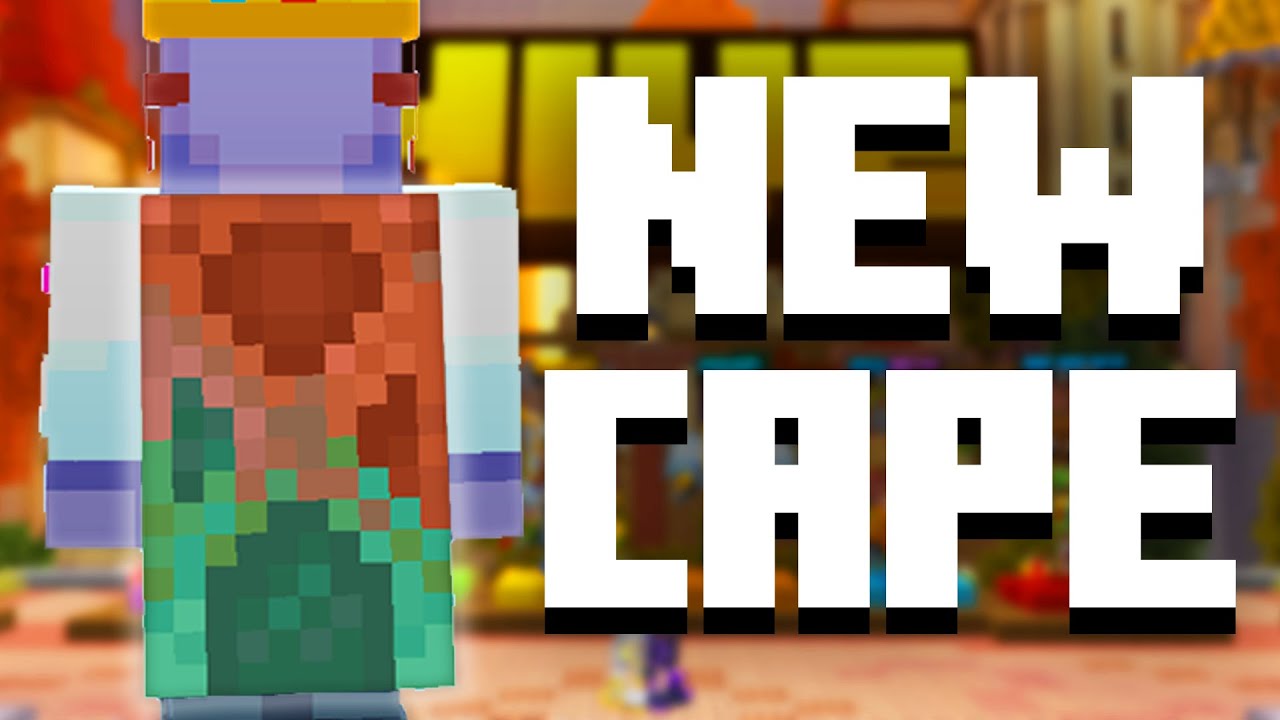 NEW Minecraft Cape OUT NOW! - YouTube