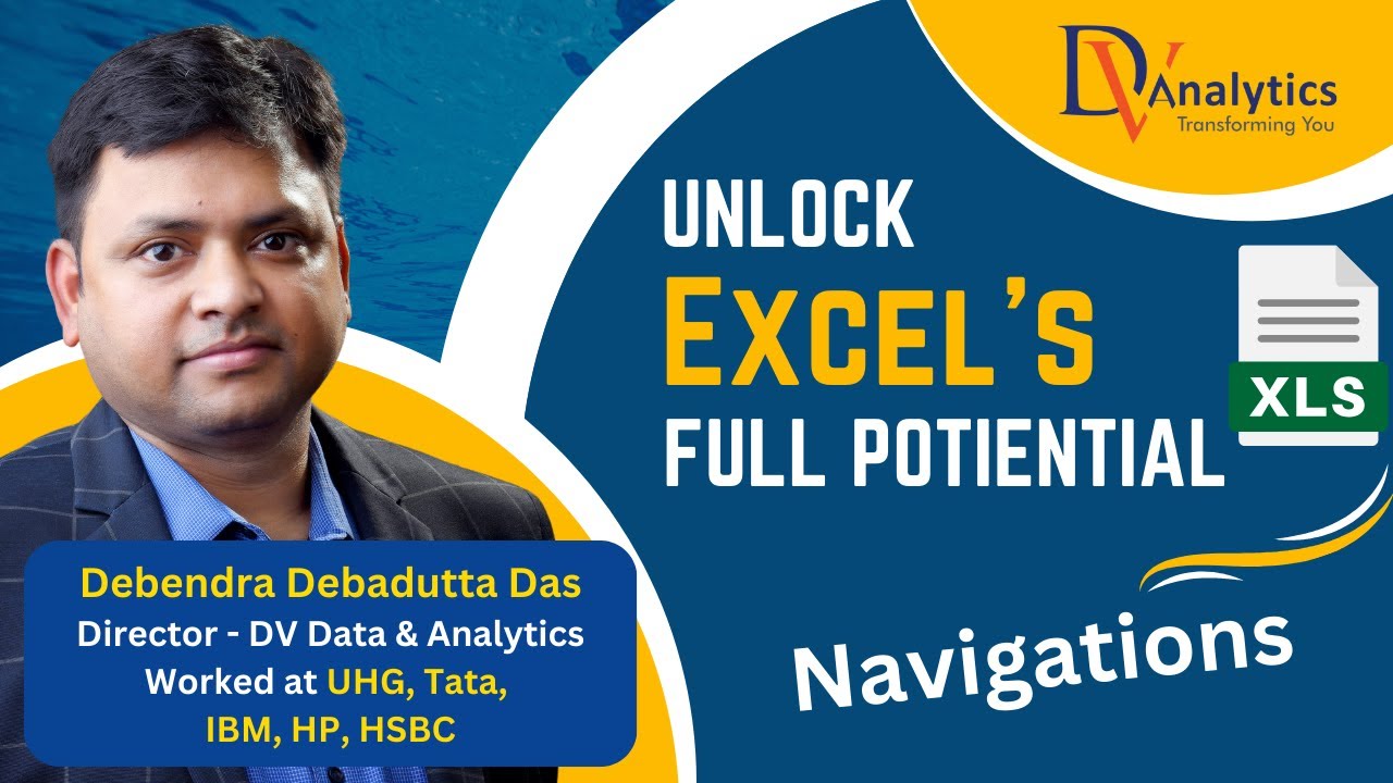 Learn Excel From A-Z | Excel Navigation | Video 1 | Debendra Das - YouTube