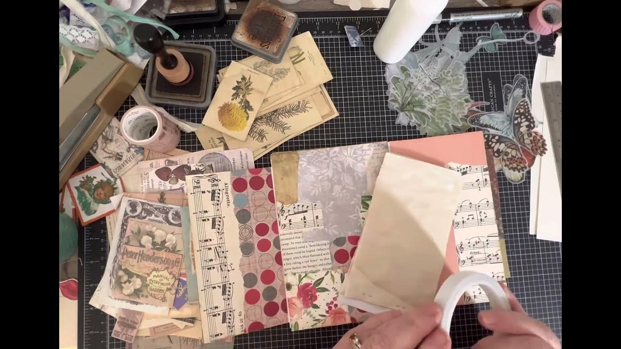 PART THREE Flips and Flaps Junk Journal Folio - YouTube