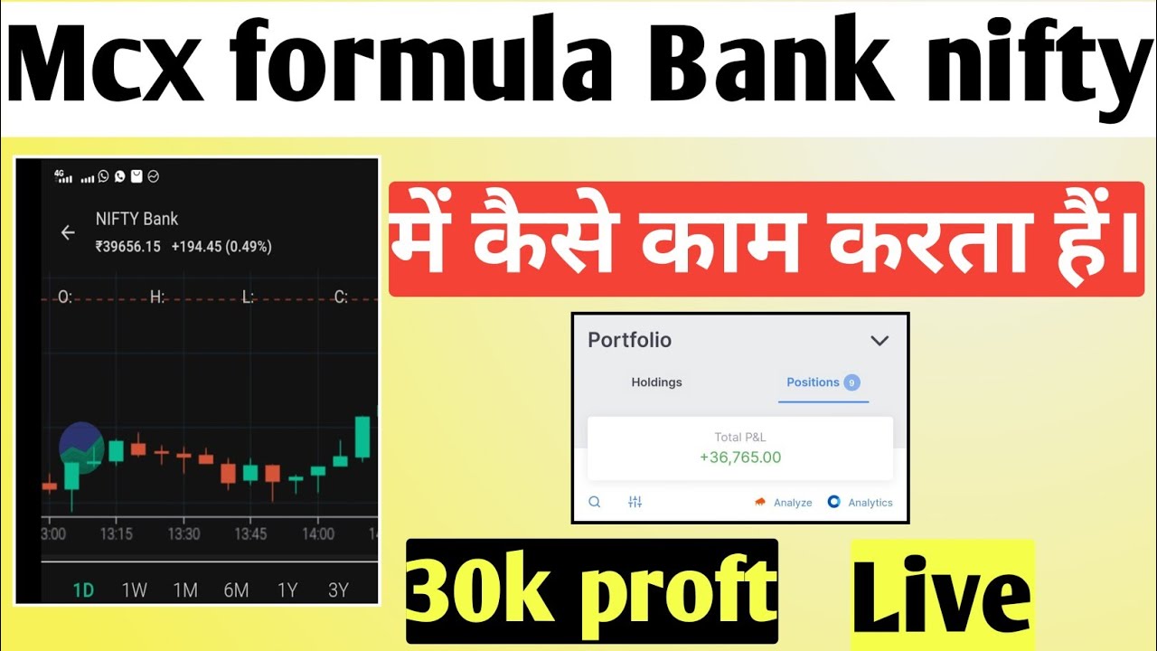 Mcx Formula Bank Nifty mcx Formula 30k 