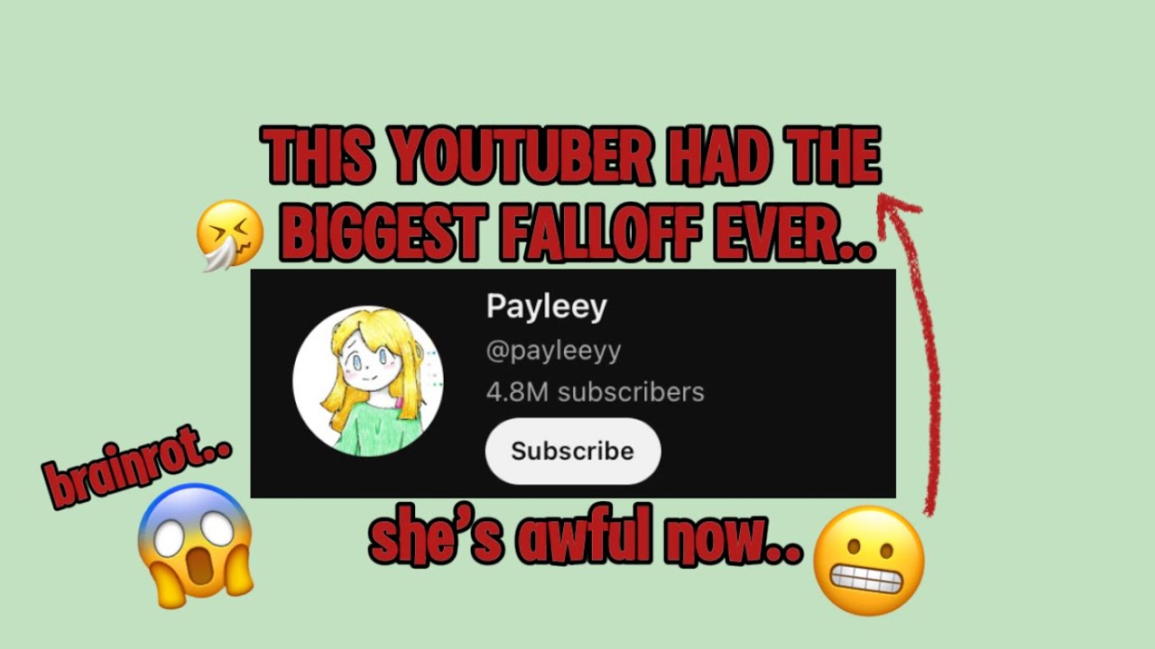 THIS YOUTUBER HAD THE BIGGEST FALLOFF EVER.. - YouTube
