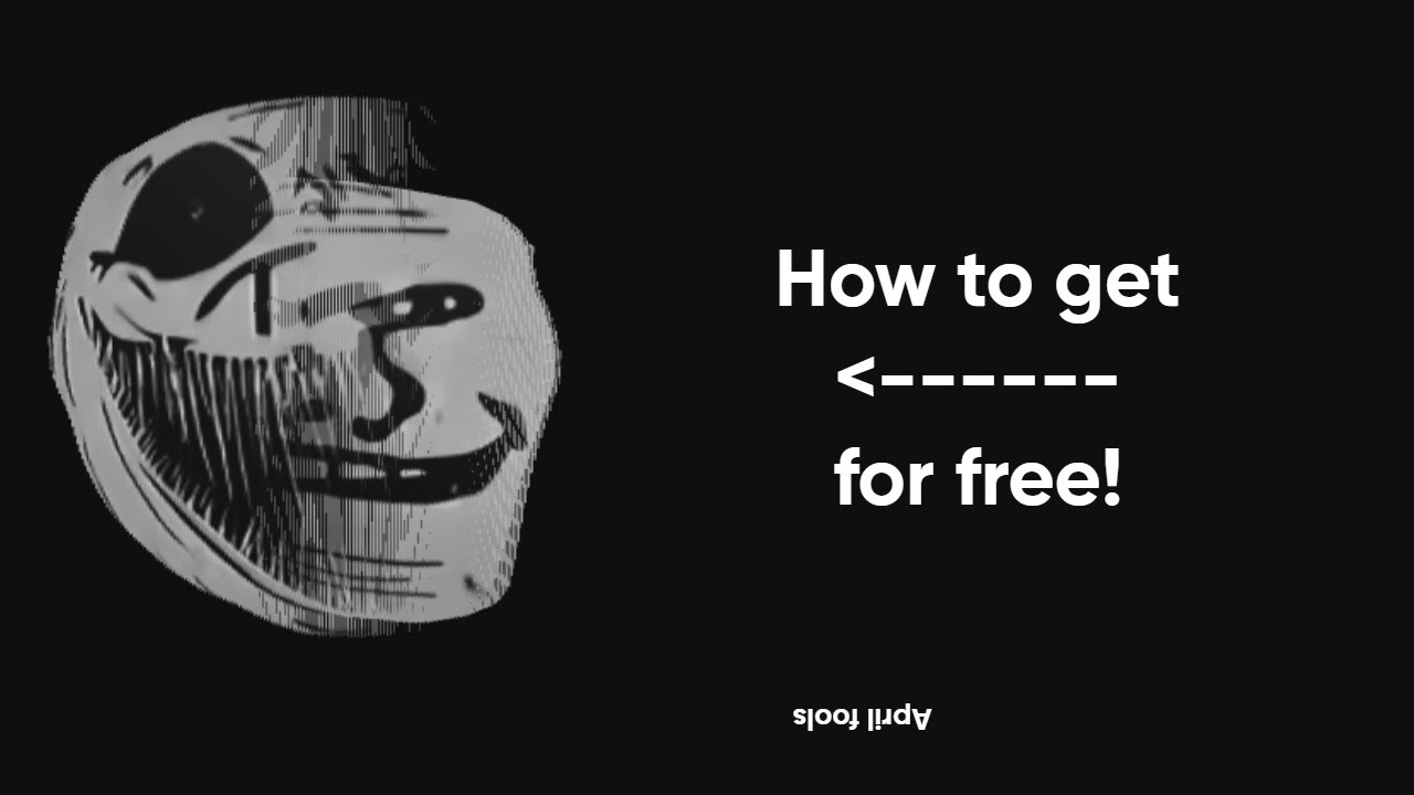 [April fools video] HOW TO GET [GIF] Cursed Troll Mask FOR FREE - YouTube