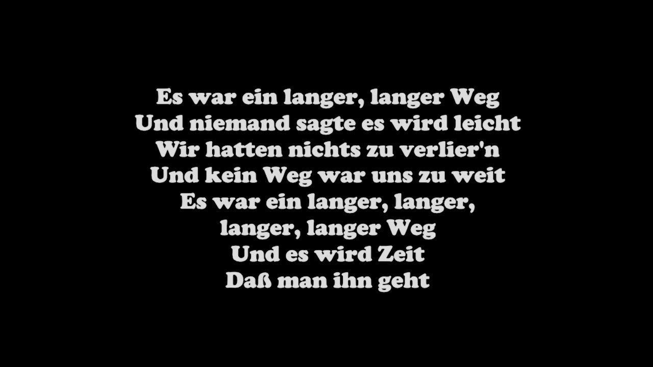 Böhse Onkelz Ein Langer Weg - YouTube