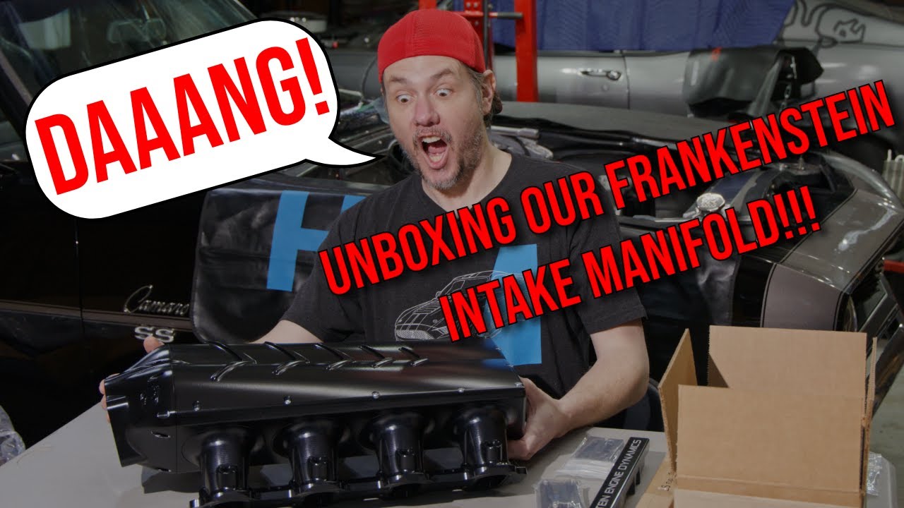 Unboxing The Frankenstein Low Pro Intake Manifold! Beautiful! - YouTube