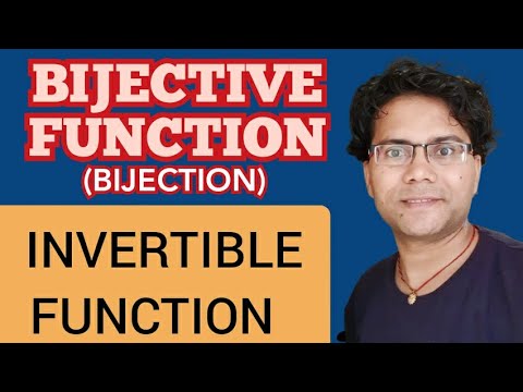 BIJECTIVE FUNCTION 12th (L-7) | INVERSE Of FUNCTION | BIJECTION | One ...