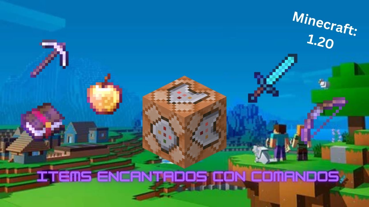 Como obtener items encantados a nivel 255 en minecraft 👌 - YouTube