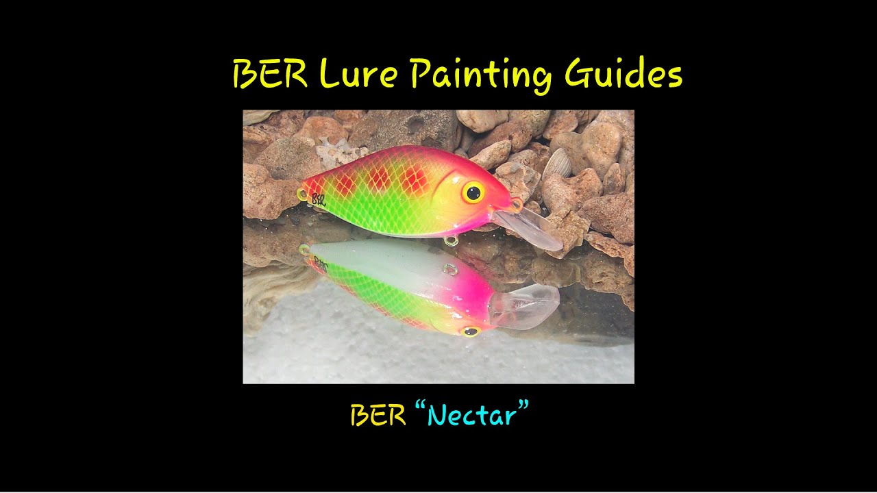 "Nectar" BER Lure Painting Guides - YouTube