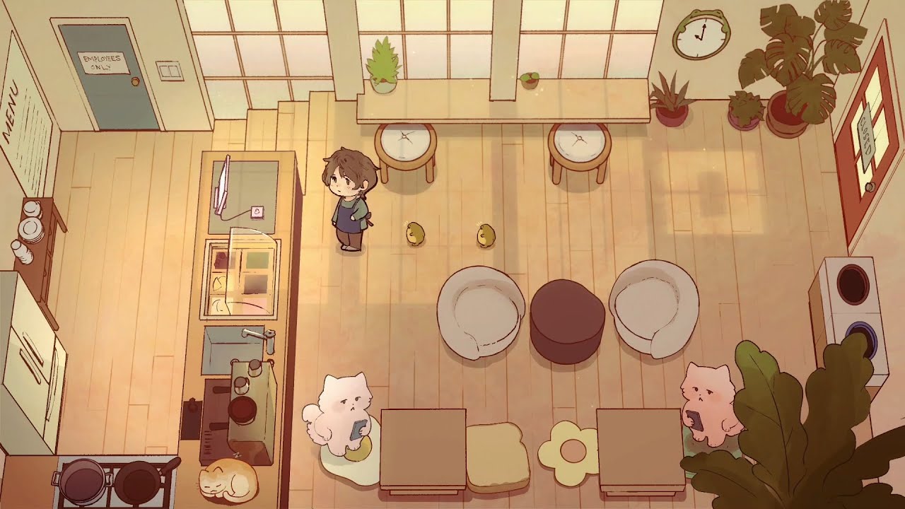 an average day at the cat cafe (Hectic Cat Cafe Game) - YouTube