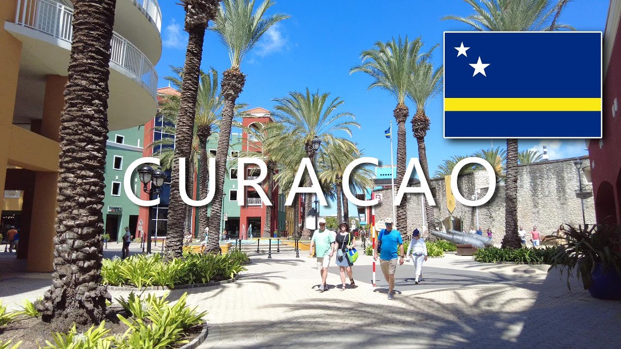 Walking Around Curacao Cruise Port and Downtown Willemstad - YouTube