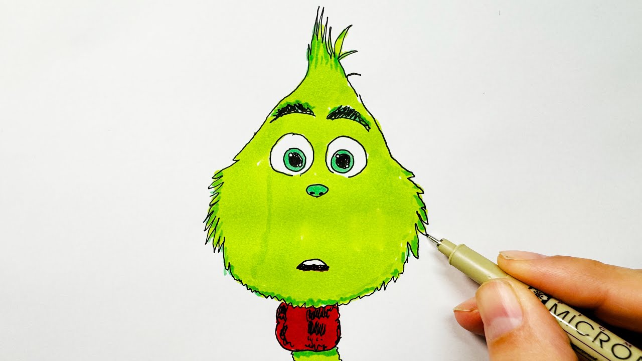 How to Draw Young Grinch - YouTube