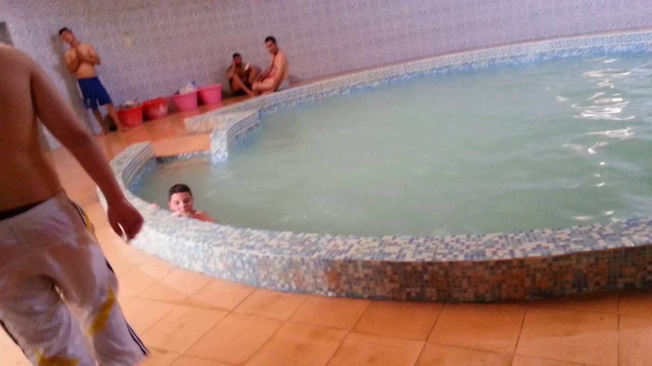Algérie,Biskra,piscine thermale Hammam Salhine - YouTube