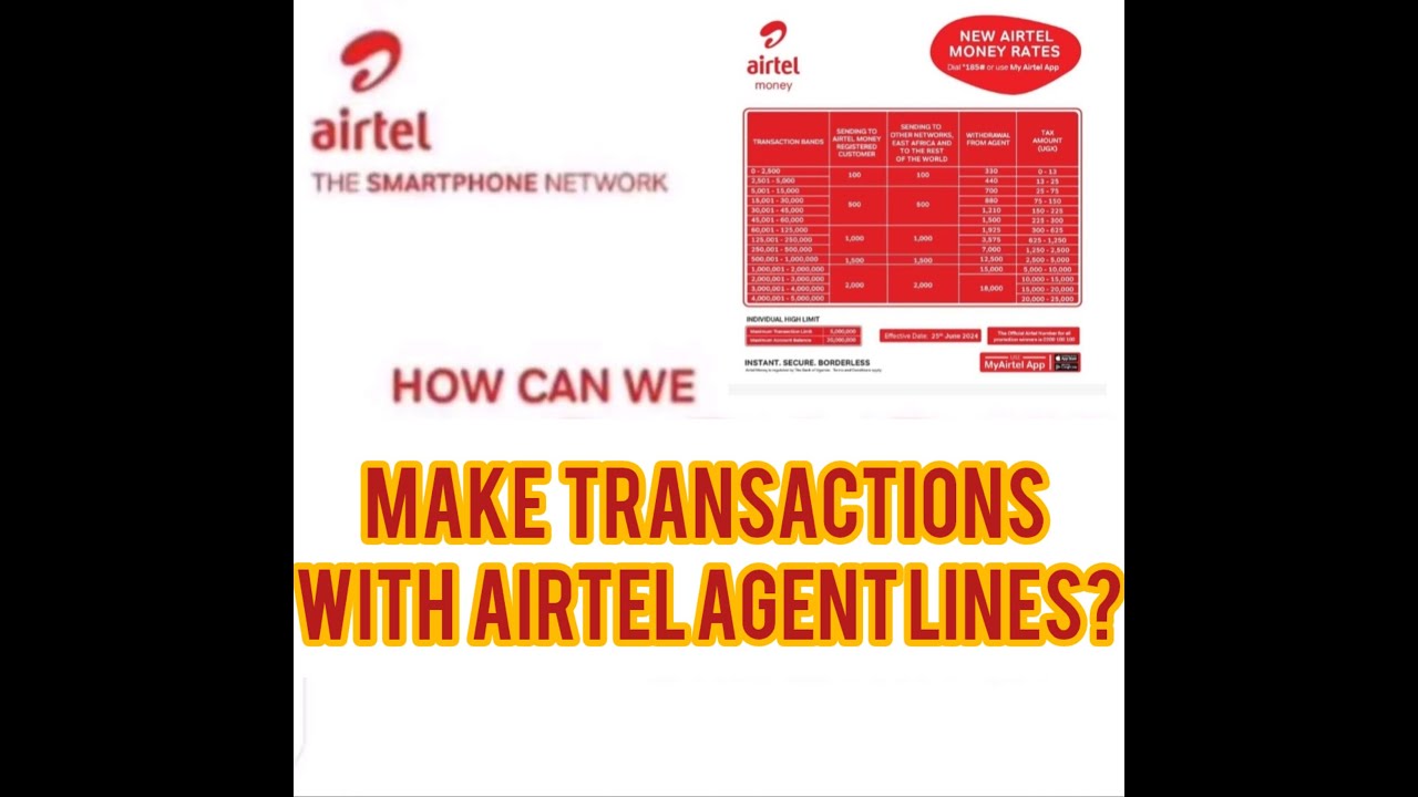 How make Deposit Transactions using Airtel AGENT LINE. - YouTube
