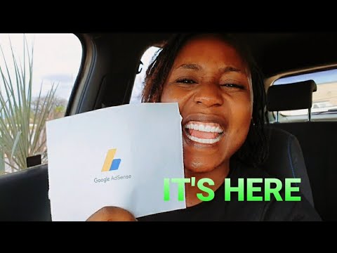 My first ADSENSE cheque as a Namibian YouTuber. The address verified ...