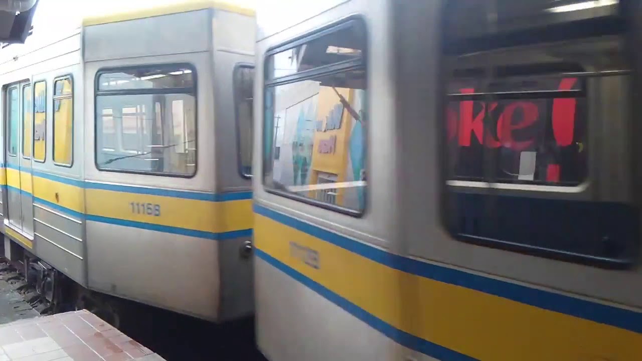 Second Generation HYUNDAI ADTRANZ LRT Line 1 Train Coach Set - YouTube