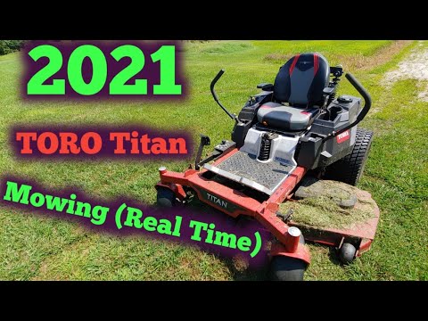 2021 TORO Titan 40 hours on the clock - YouTube