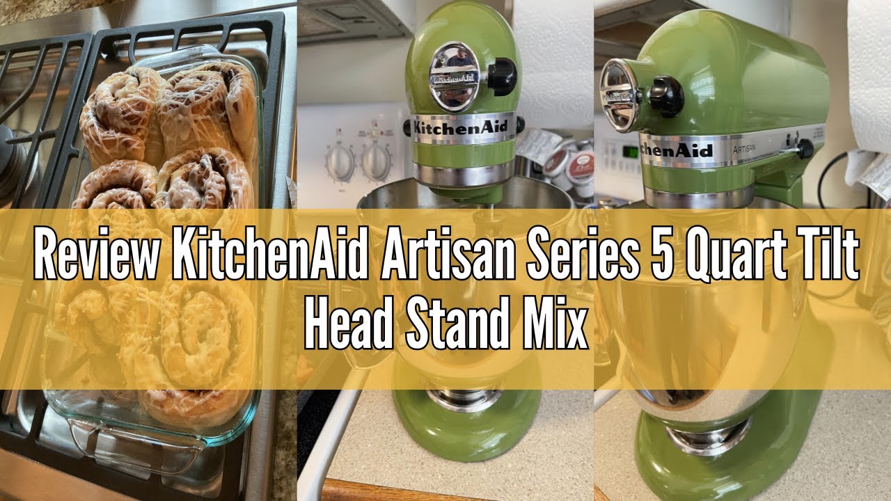 Review KitchenAid Artisan Series 5 Quart Tilt Head Stand Mixer with ...