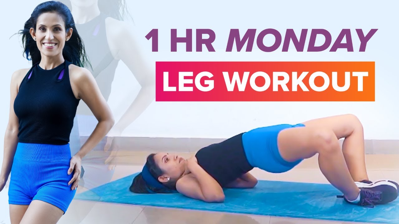 Toned & Slim Thighs in 7 DAYS | 60 Min Beginner Slim Leg Workout, No ...