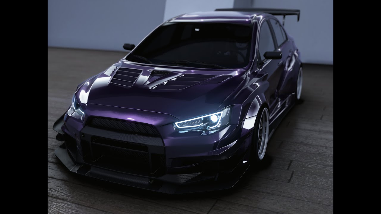 Assetto Corsa - MITSUBISHI EVO 9 Swapped999+ - YouTube