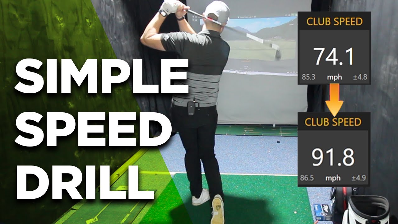 SIMPLE DRILL FOR MORE CLUB HEAD SPEED - YouTube