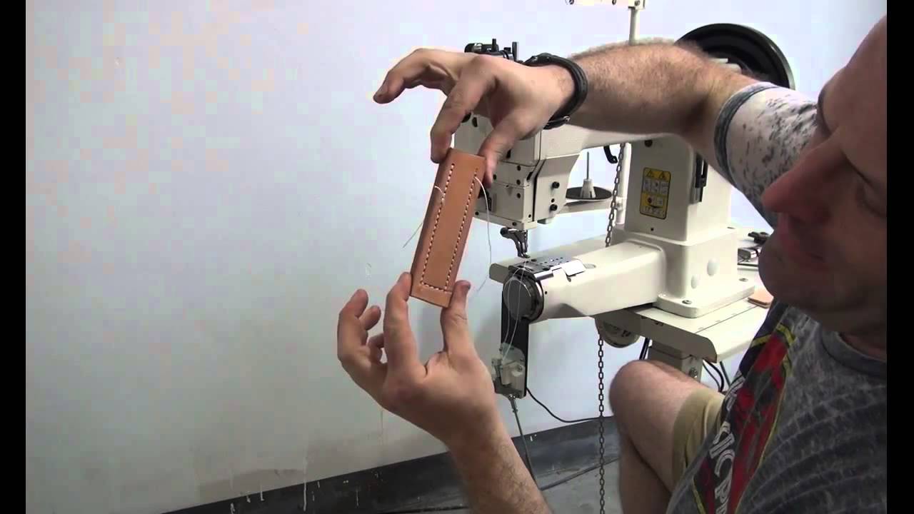 Adler type 205-370 leather sewing machine for handmade leather crafts ...