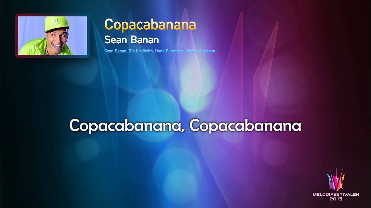 Sean Banan "Copacabanana" -- (On screen Lyrics) - YouTube