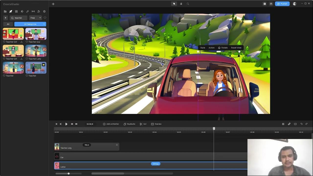 How to Drive Car in Create Studio - YouTube
