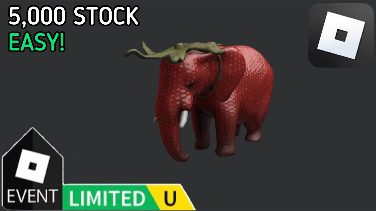 [FREE LIMITED UGC] How to get the STRAWBERRY ELEPHANT PAL in Survive ...