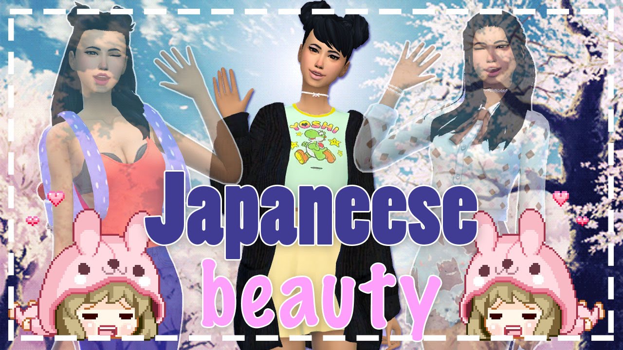 Sims 4 ~ Japanese beauty - YouTube