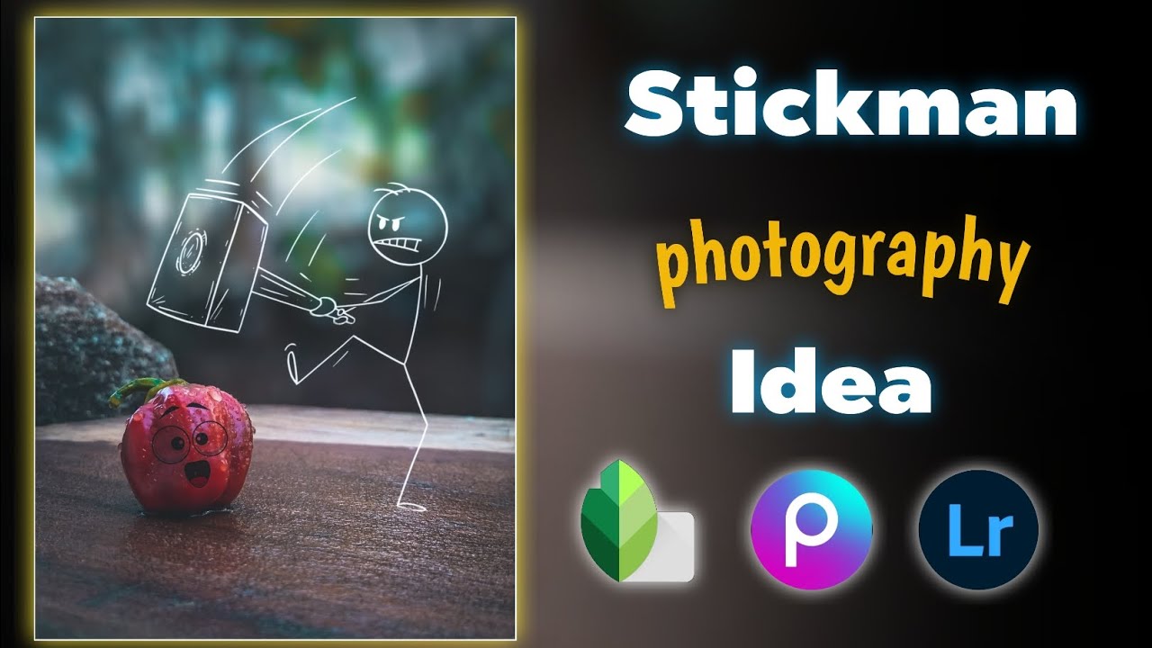 Mobile Photography Idea 🔥 | Stickman photo editing #viralvideos # ...