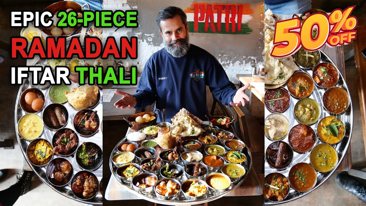50% off 26-piece Ramadan Iftar Thali by Patri in London’s Northfields ...