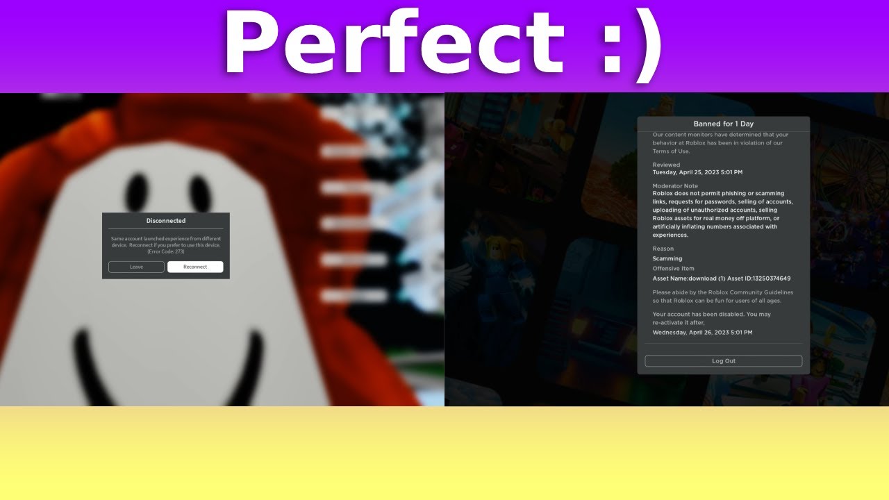 Roblox ban speedrun-ish - YouTube