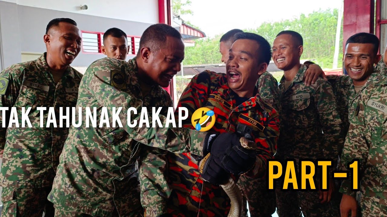 REAKSI ABANG TENTERA BILA FIRST TIME KURSUS ULAR | EPISOD 1 - YouTube