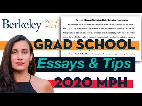 Statement of Purpose & Personal Statement: Reading Berkeley Masters of Public Health Essays & Tips