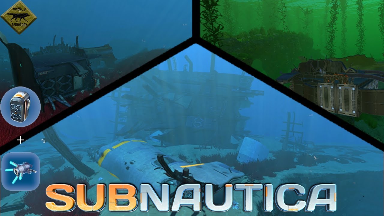 Exploring Wrecks for Resources (Subnautica) - YouTube