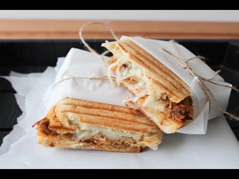 How To Make Pulled Pork And Cheese Panini/Panino - By One Kitchen ...