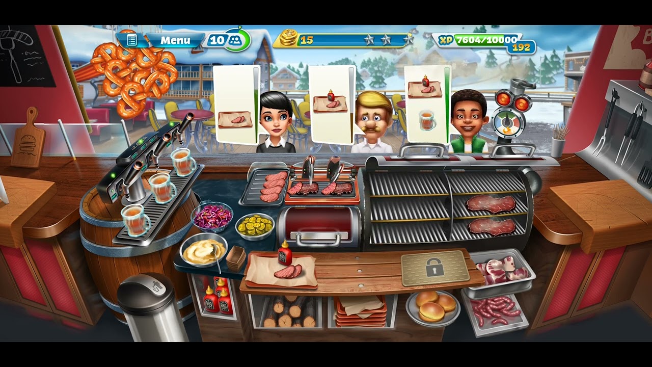 Cooking Fever Volume 34/ Smokey Grill BBQ 🌭 - YouTube