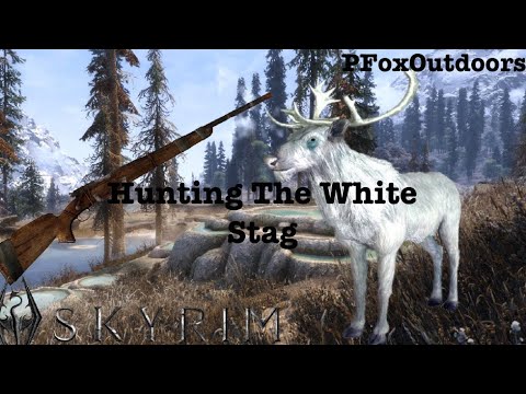 Hunting The Great White Stag (having trouble shooting!) | Skyrim Ep 2 ...
