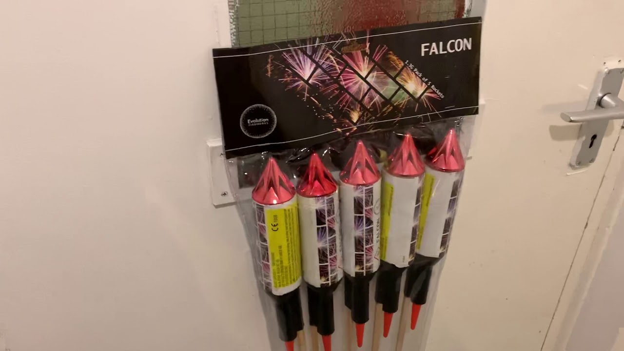 Falcon Rockets By Evolution fireworks Preview - YouTube
