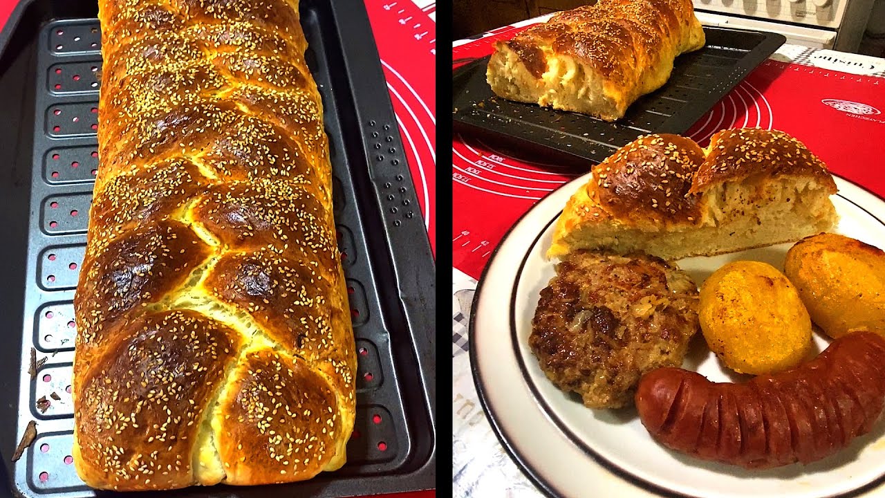 Jednostavno i lako, ukusna hleb pletenica - Make This Easy Braided Bread - YouTube