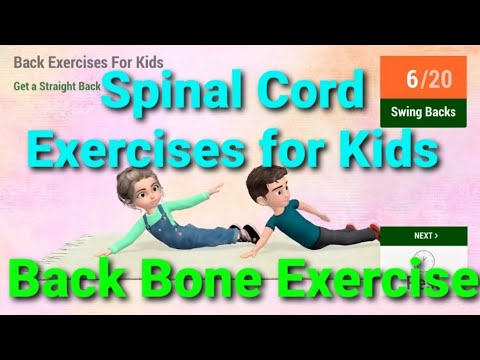 Spinal Cord Exercises // Back Bone Exercises for Kids - YouTube