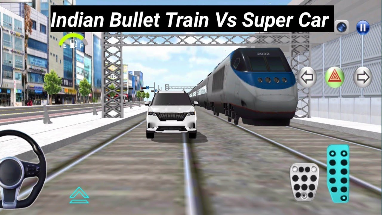 Big Mafia Boss vs Indian Bullet Train Race- 3D Driving Class Simulation ...