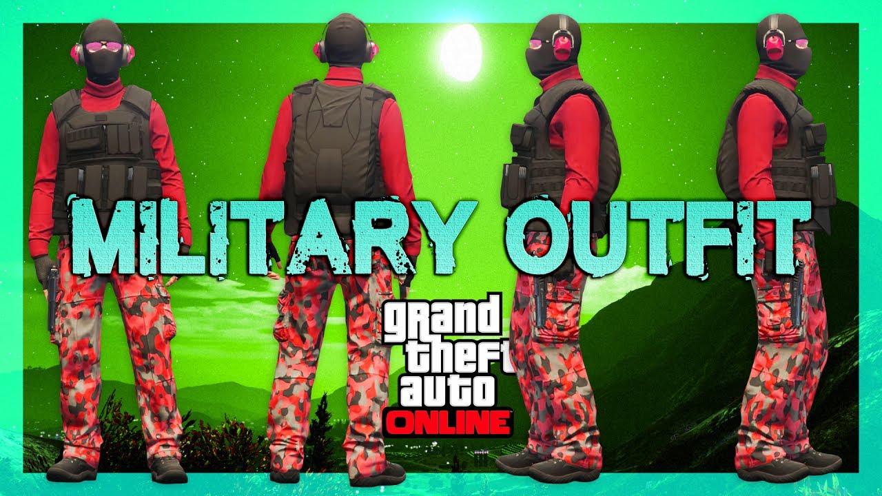 GTA 5 ONLINE : BEST MILITARY OUTFIT (How to look like a soldier in GTA ...