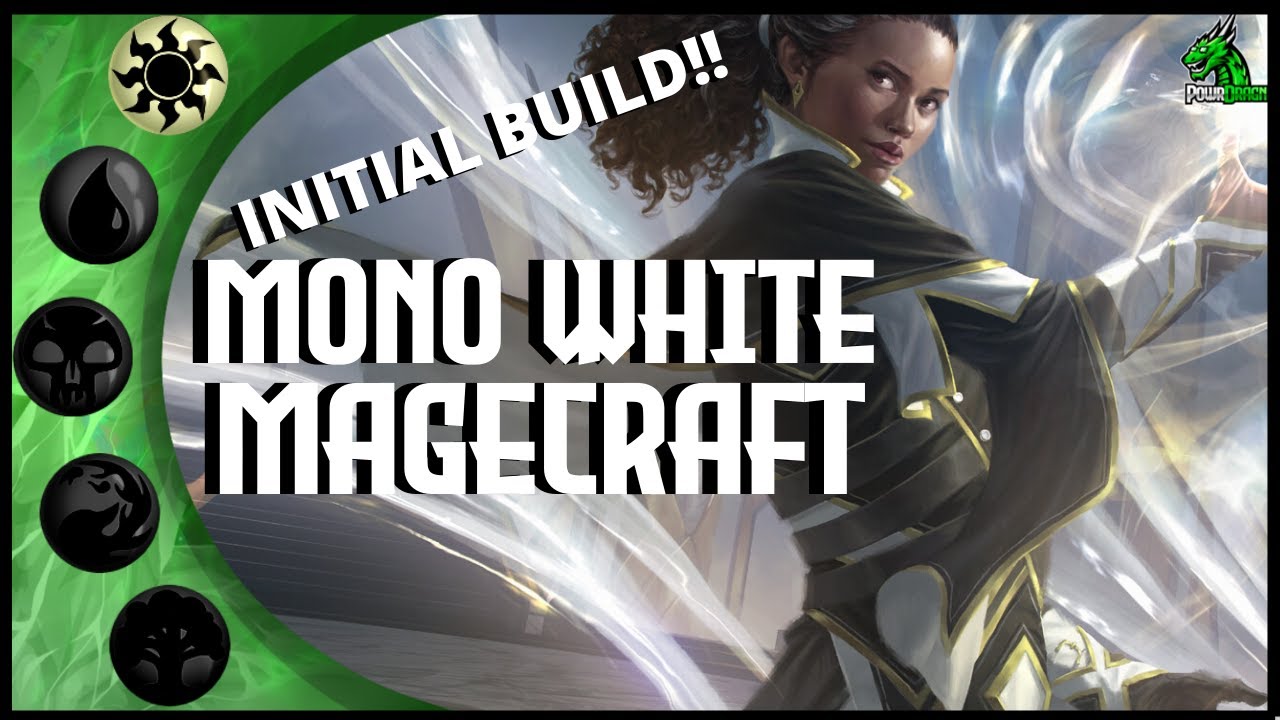 *BUDGET* MONO WHITE AGGRO MAGECRAFT First Build! Midnight Hunt | MTG ...