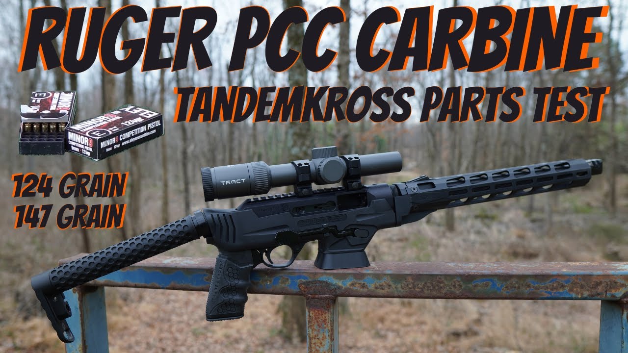 RUGER PCC CARBINE (TANDEMKROSS PARTS AND ELEY MINOR 9 TEST) - YouTube