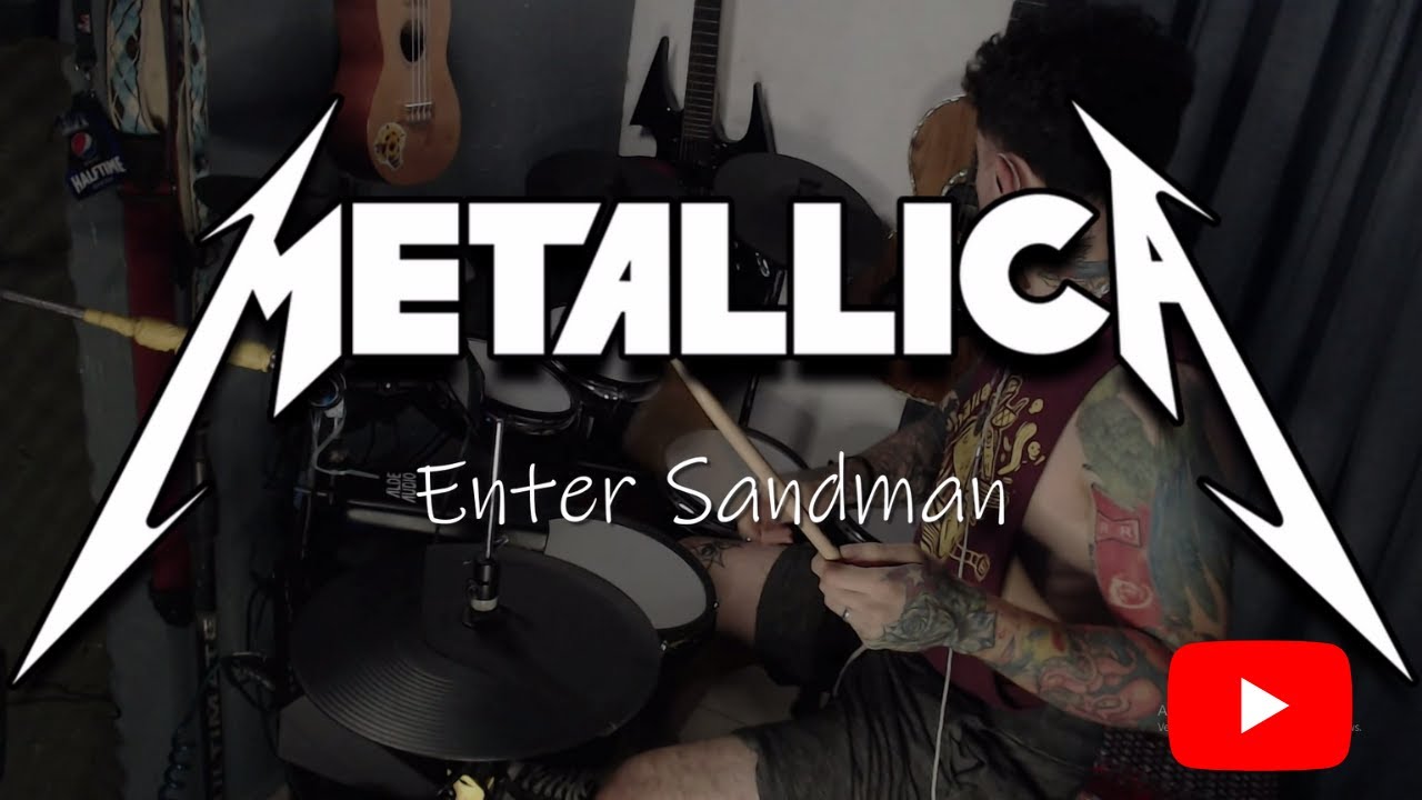 Enter Sandman | Metallica (Drum Cover) Milenium MPS-850 Drum - YouTube
