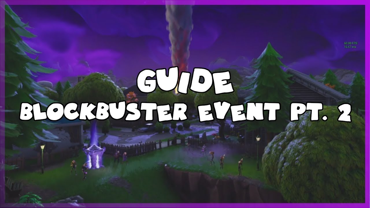Fortnite guide - Blockbuster event part 2 - complete guide. - YouTube